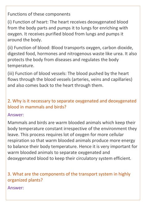 NCERT Solutions For Class 10 Science Chapter 6 Life Processes Babelearners