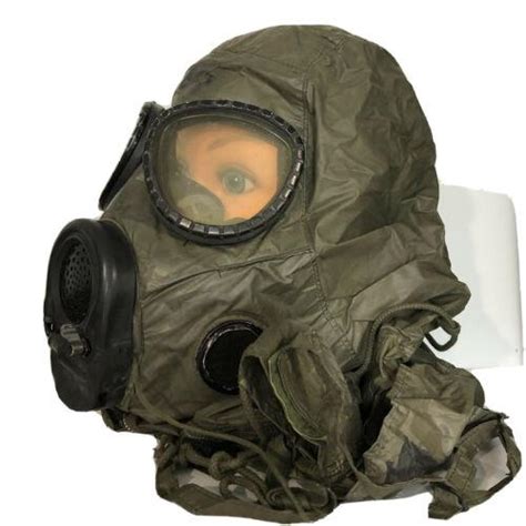 Us Army Gas Mask With M6a2 Hood 3786260409
