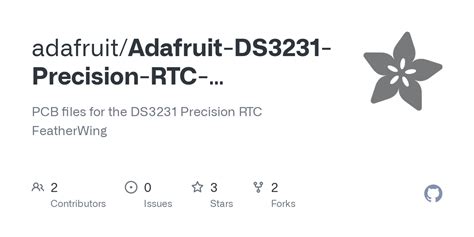 Adafruit Ds3231 Precision Rtc Featherwing Pcbreadmemd At Master · Adafruitadafruit Ds3231 Adafruit Ds3231 Precision Rtc Featherwing Pcbreadmemd At Master · Adafruitadafruit Ds3231