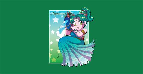 Chibi Zodiac Aquarius Zodiac T Shirt Teepublic