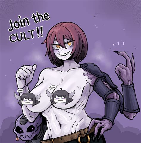 Octosoup Genestealer Warhammer 40k Highres 1girl 1other Alien Black Nails Black Sclera