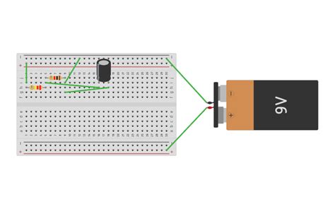 Circuit Design Circuito Capacitor Tinkercad