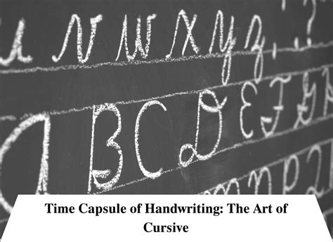 Time Capsule Of Handwriting The Art Of Cursive Gyan Vihar
