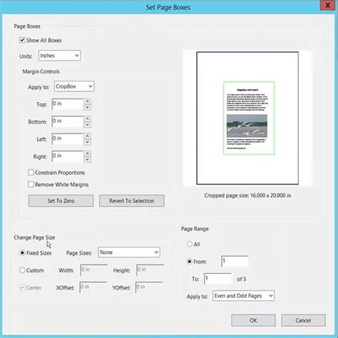 Change PDF Page Size With Or Without Adobe Acrobat 4 Options