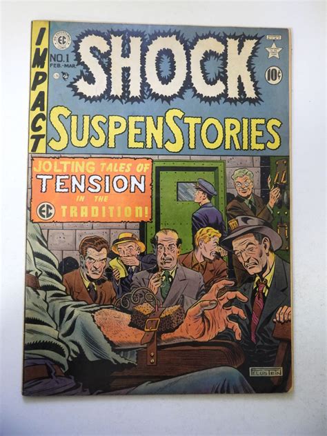Shock Suspenstories 1 1952 Vg Condition Comic Books Golden Age