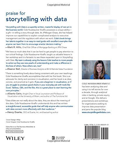 Storytelling With Data A Data Visualization Guide For Business Professionals Cole Nussbaumer Knaflic