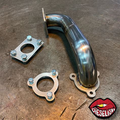 Trap Oxidizer Bypass Pipe Test Pipe 1985 California 617 Dieselish