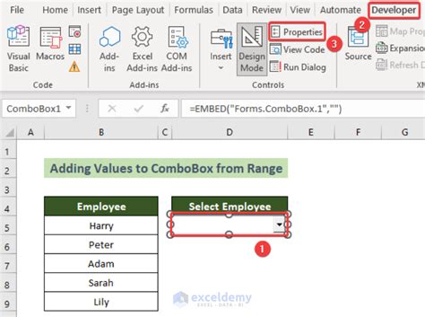 Excel Vba Combobox Value Add Remove Or Set Default Value