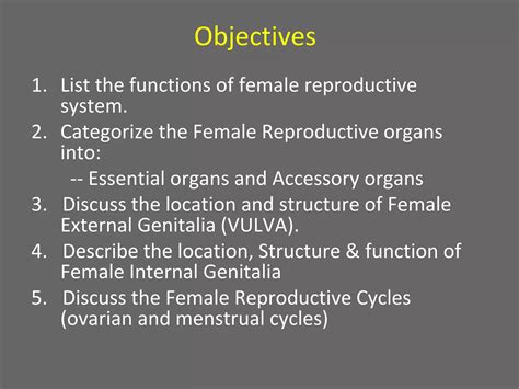 Reproductive System Femaleppt