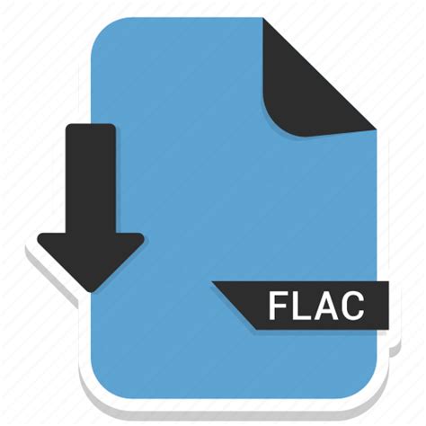 Document Extension File Flac Format Page Icon Download On Iconfinder
