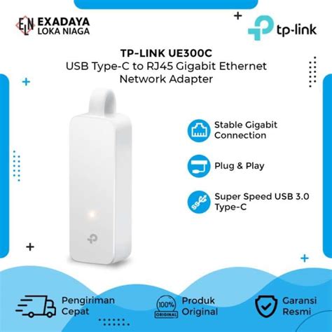 Promo Ue300c Usb Type C To Rj45 Gigabit Ethernet Network Adapter Diskon 23 Di Seller Skala