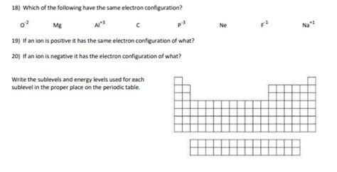[solved] 18 Which Of The Following Have The Same Electron