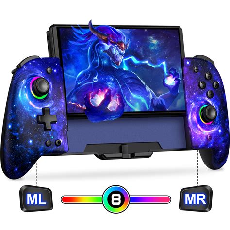 Beboncool Switch Oled Pro Controller For Nintendo With Dual Motor Vibration And Programmable Back
