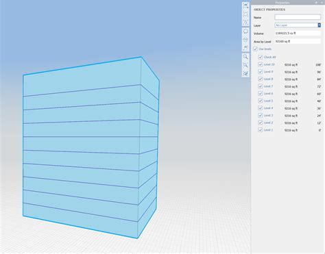 Levels And Area Autodesk Formit Windows Help