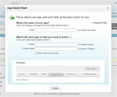 Sfdc Create An App And Database Mindstick