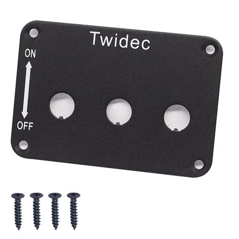 Buy Twidec 3 Gang Rocker Toggle Switch Panel With 12v Led Light Toggle