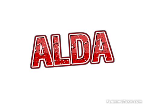 Alda Logo | Free Name Design Tool from Flaming Text