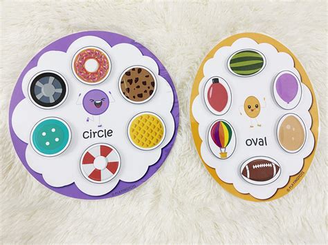 Shapes Pictures Sorting Activity Printable Sort By Shape Etsy