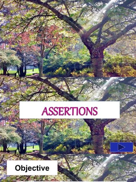 Assertions Pdf