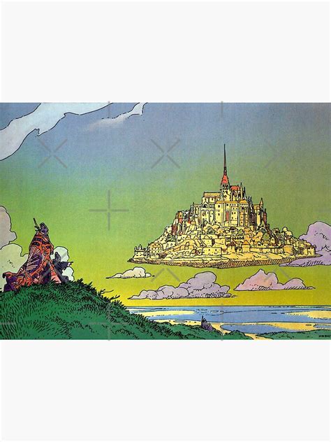 Moebius Print Jean Giraud Moebius Landscape Art Board Print For Sale By Bondalina Redbubble