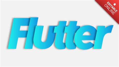 Flutter Overlap Font Text Effect Generator Flutter Overlap Font Text Effect Generator