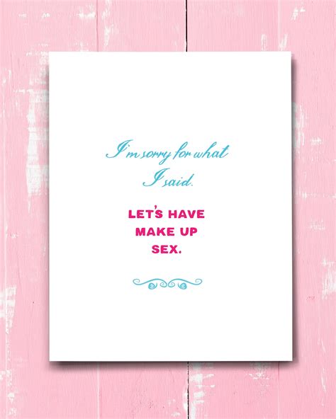 Funny Apology Card I M Sorry Let S Have Make Up Sex By Smirkantile Transit Design