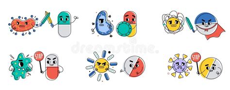 Antibiotic Fight Bacteria Stock Illustrations 220 Antibiotic Fight Bacteria Stock