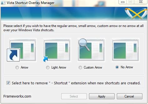 Disable The Arrow In Windows Vista Windows 7 That Shows In The Shortcut Icon Suren S Blog