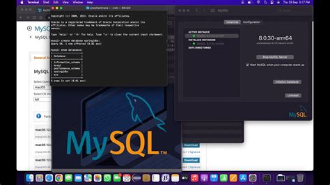 how to install mysql 8 0 30 on mac os m1 m2 youtube