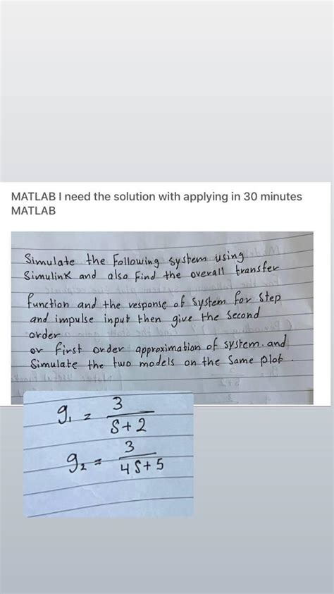 Solved Matlab I Need The Solution With Applying In 30