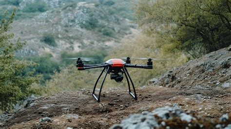 Aerial Drone Mapping Of Natural Landscape For Environmental Surveying And Analysis Premium Ai