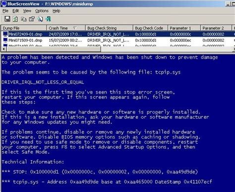 Find View And Analyze Bsod Dump Files