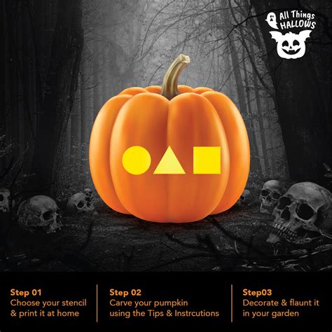 Squid Game Pumpkin Stencil Allthingshallows