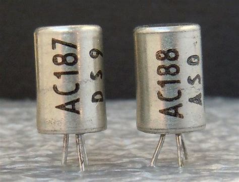 AC 187 AC 188 Transistor Transistors Electronics Technology Place Card Holders