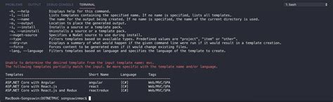 Asp Net Cannot Initialize MVC Template In Visual Studio Code Stack Overflow