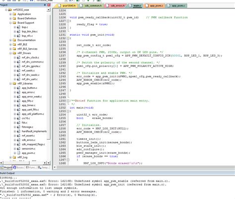 pwm error when using with nrf52 pca10040 s132 nrf52832 nordic qanda