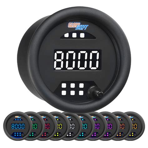 Glowshift 10 Color Digital Tachometer With Shift Light