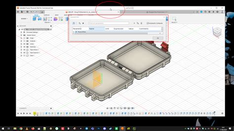 bug error with parameters window when moving main window autodesk