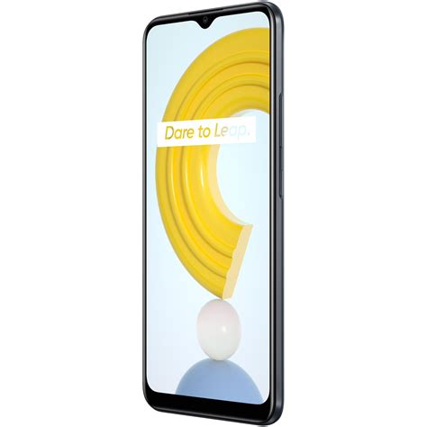 Смартфон Realme C21, Dual SIM, 64GB, 4GB RAM, 4G, Cross Black - eMAG.bg
