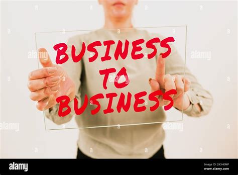 Sign Displaying Business To Business Business Showcase Commercial