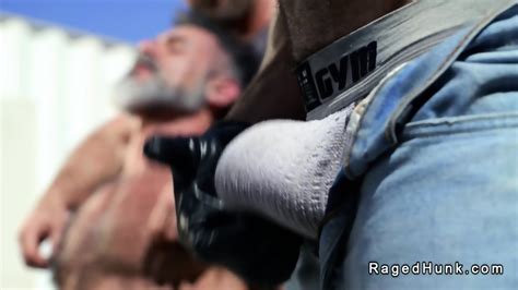 Threesome Public Gay Anal Sex Outdoors In Front Of Storage Unit Eporner