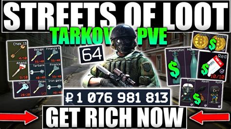 Best Pve Streets Loot Makes You Rich Escape From Tarkov Pve Youtube