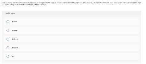 Solved And 37 000 Units Produced The Tota Variable