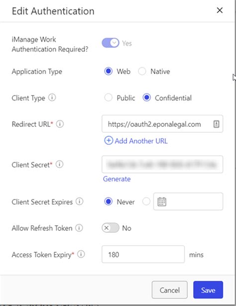 Imanage Web Documentation