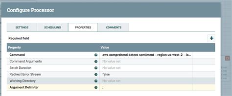 Aws Comprehend Api Cli Command Using Nifi Cloudera Community 239050