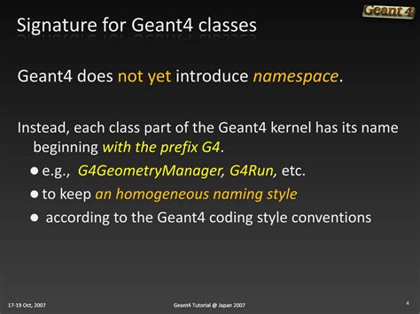 Ppt Programming Guide For Geant4 Users Powerpoint Presentation Free