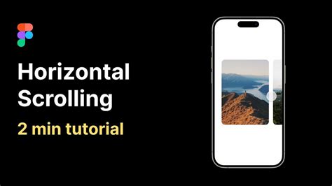 Horizontal Scrolling In Figma Youtube