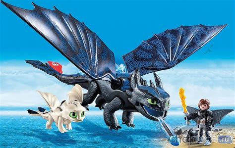 Конструктор Playmobil Dragons 70037 Иккинг и Беззубик Купить ...