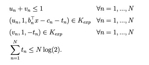 Tranform A Constraint In Mosek Stack Overflow