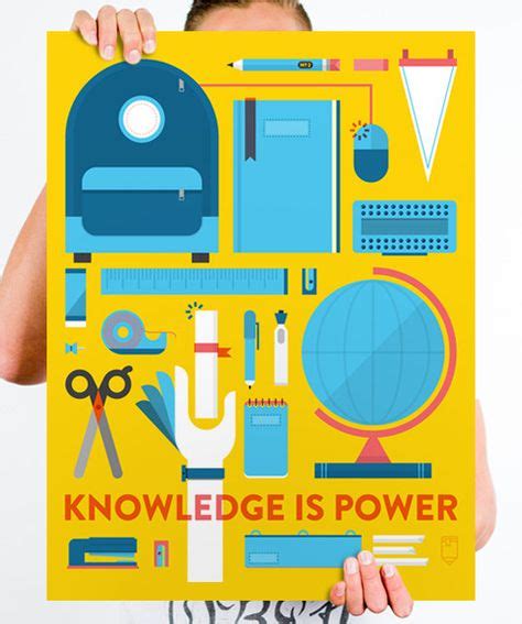 Knowledge Is Power Poster By Trevor Rogers Via Poster
